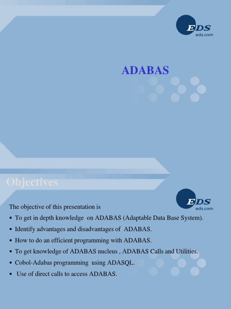 ADABAS | PDF | Compiler | Databases