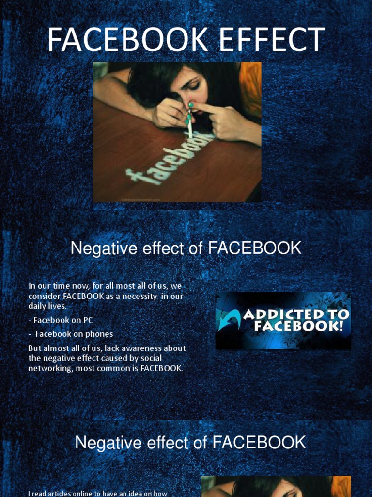 Facebook Effect | PDF | Facebook | Adolescence
