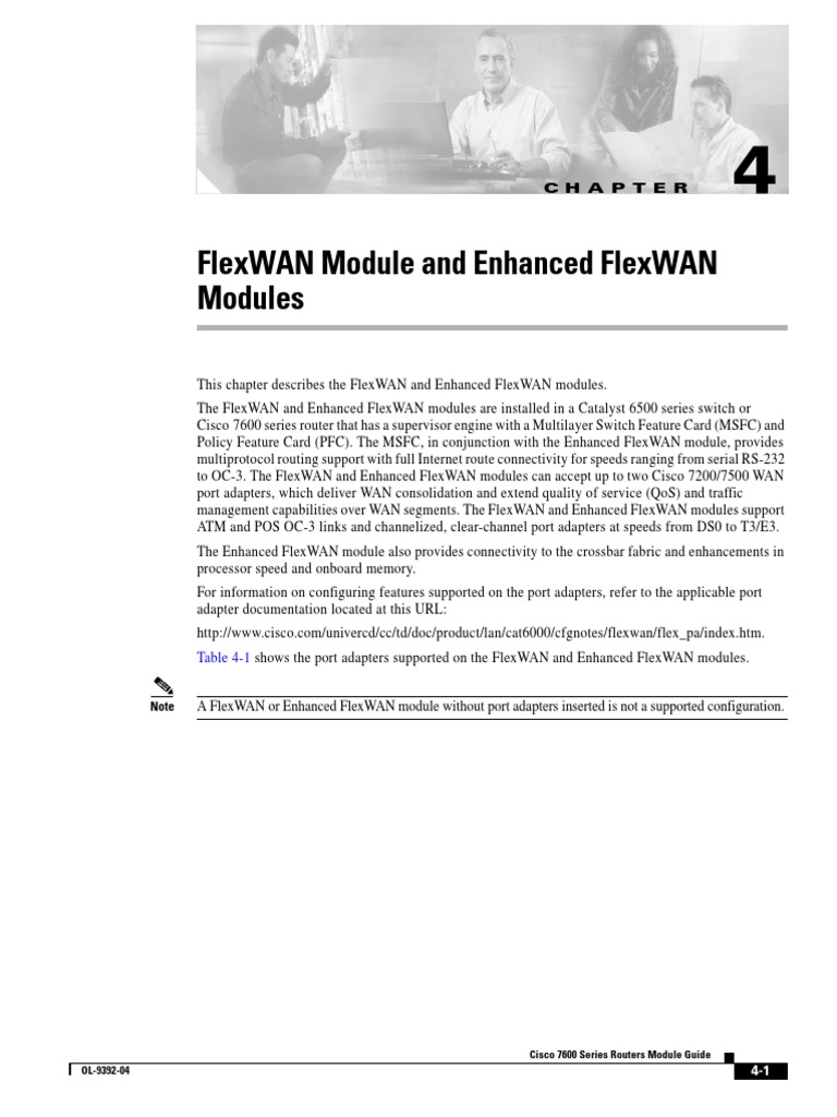 Flexwan Module and Enhanced Flexwan Modules: Table 4-1 | PDF ...