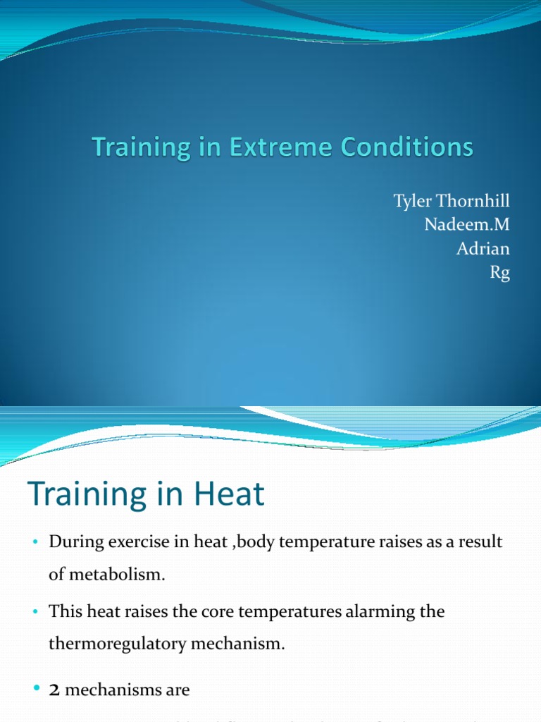Trainingin Extreme Conditions | PDF | Self-Improvement