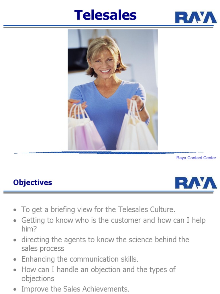 Telesales Presentation | PDF | Call Centre | Sales