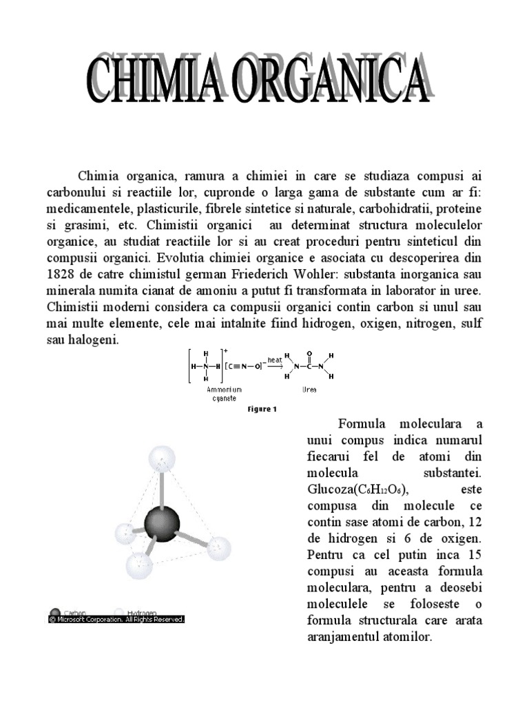 Chimia Organica | PDF