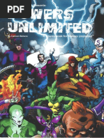 Heroes Unlimited Character Sheet | PDF | Leisure Activities | Entertainment