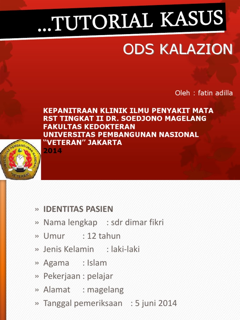 Diagnosa dan Terapi Kalazion pada Anak | PDF | Kesehatan Holistik ...