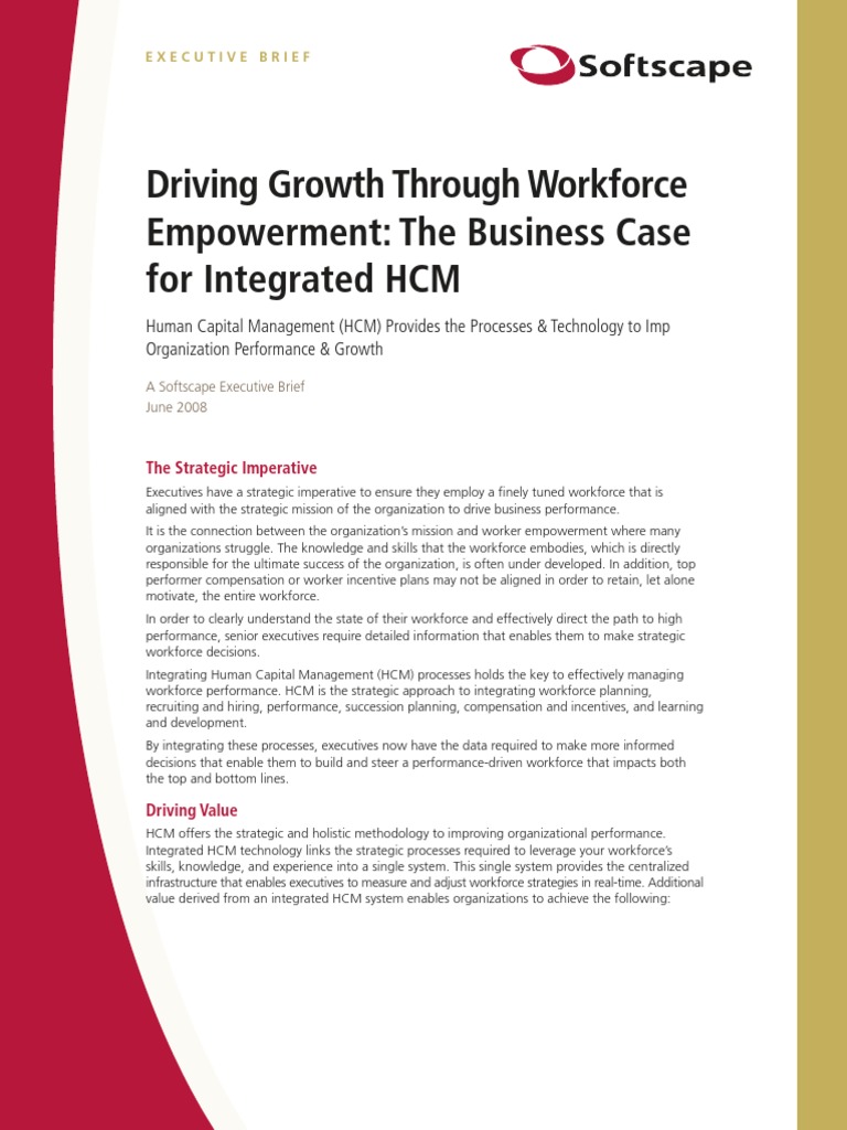 Softscape Eb Integrated-Hcm | PDF | Human Resource Management | Goal