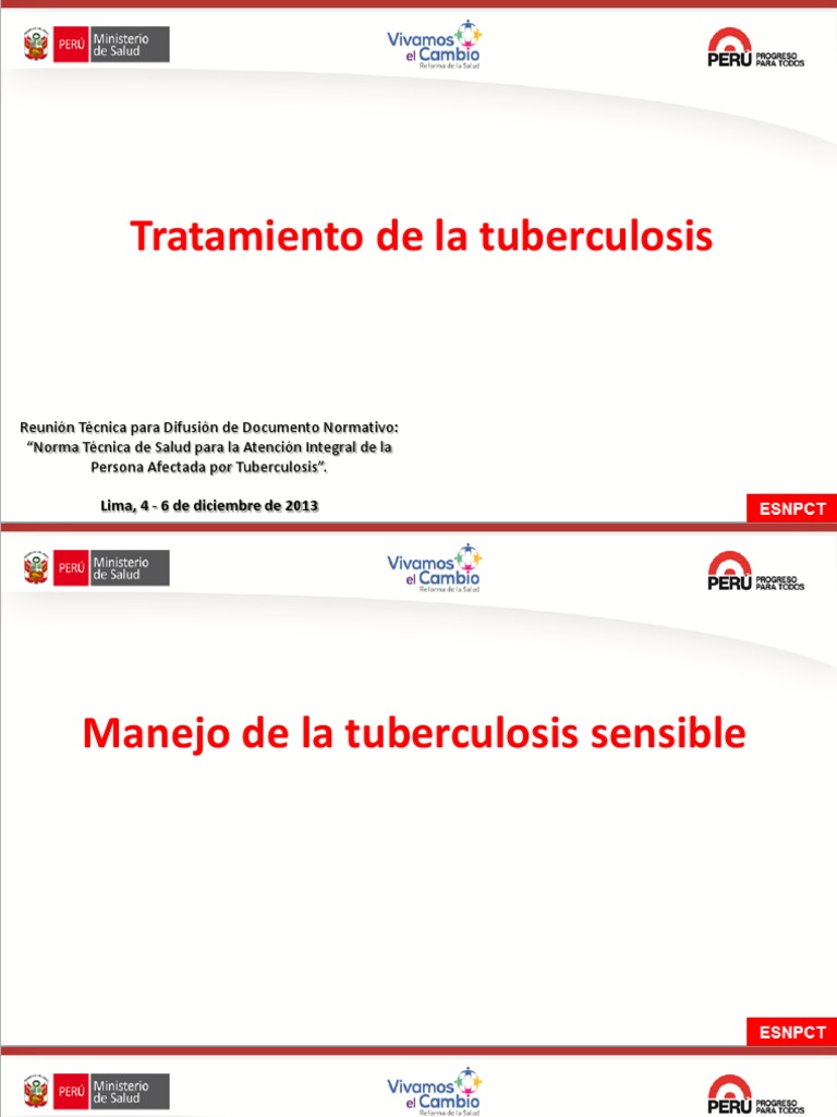 Tratamiento de La Tuberculosis | PDF | Tuberculosis | Medicamentos con receta