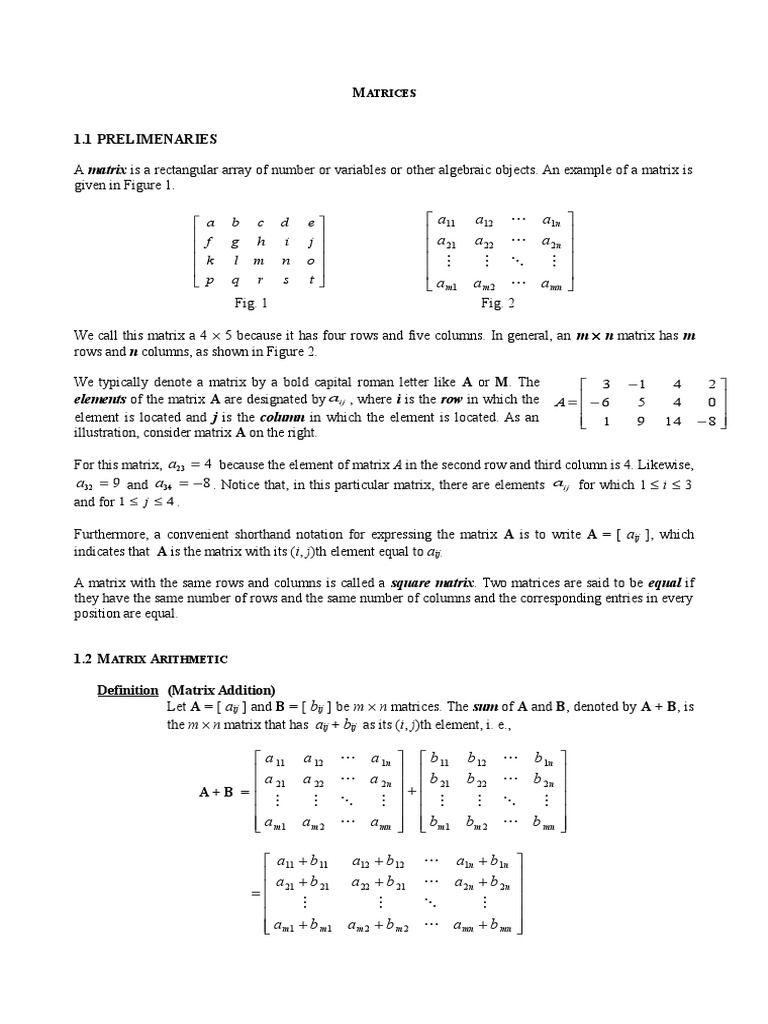 MATE 302 Matrices Notes | PDF | Determinant | Matrix (Mathematics)