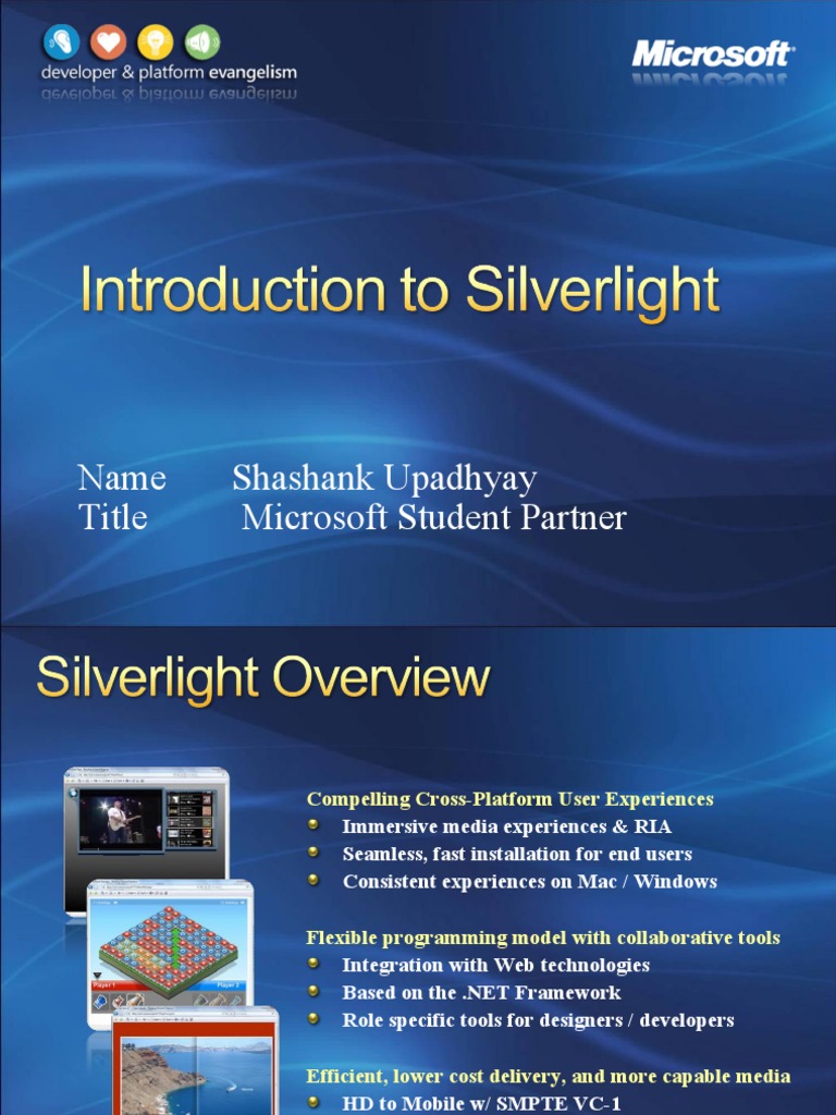 Name Shashank Upadhyay Title Microsoft Student Partner | PDF | Extensible Application Markup ...
