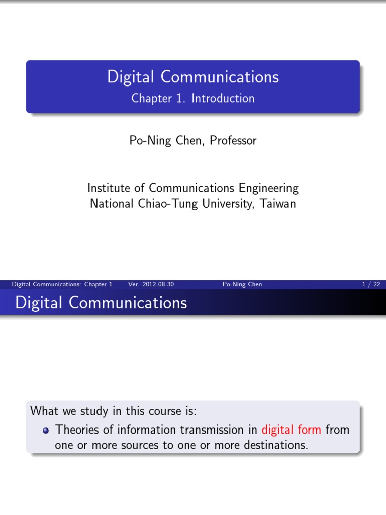 A Concise History of Digital Communications: From Early Telegraph Codes ...