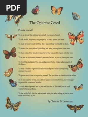 Christian D Larson Promise Yourself