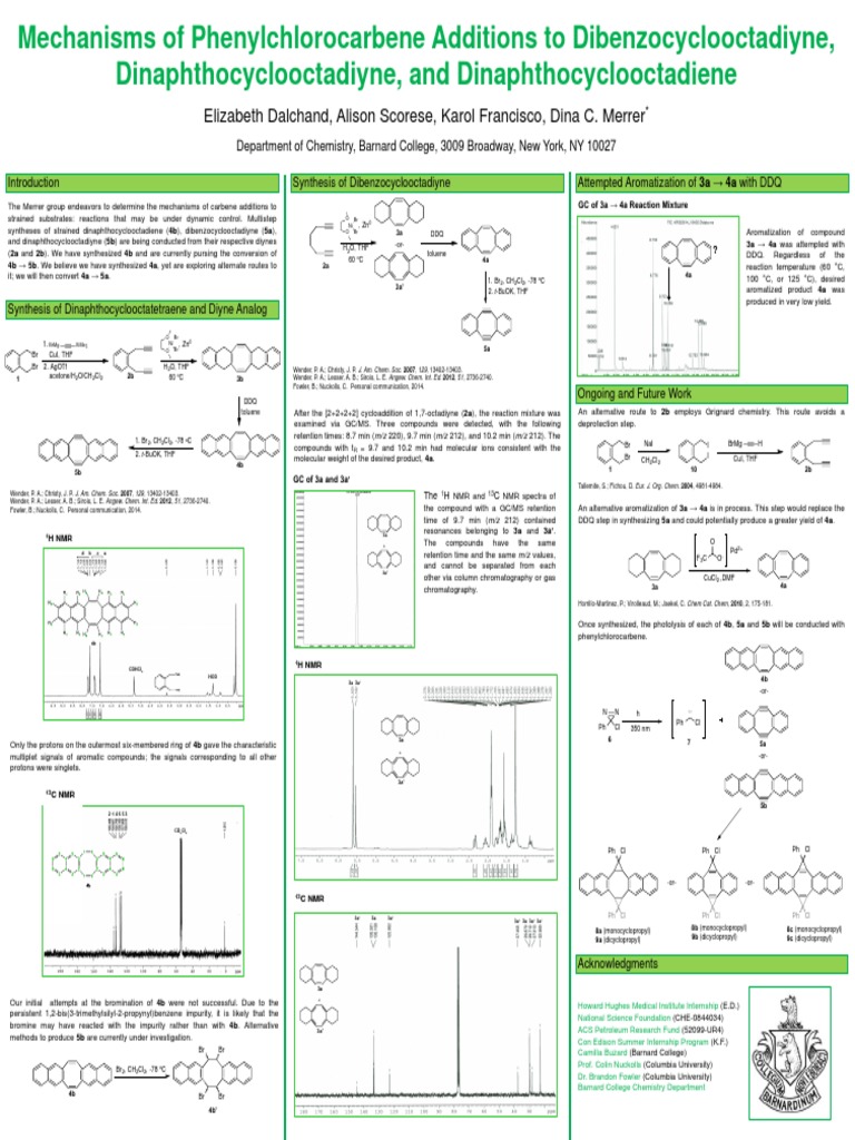Organic Chemistry Poster | PDF | Chemical Synthesis | Chromatography