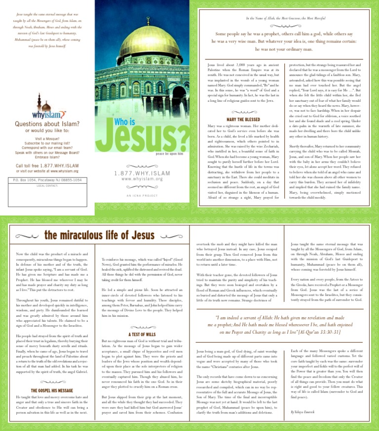 The Miraculous Life of Jesus | PDF