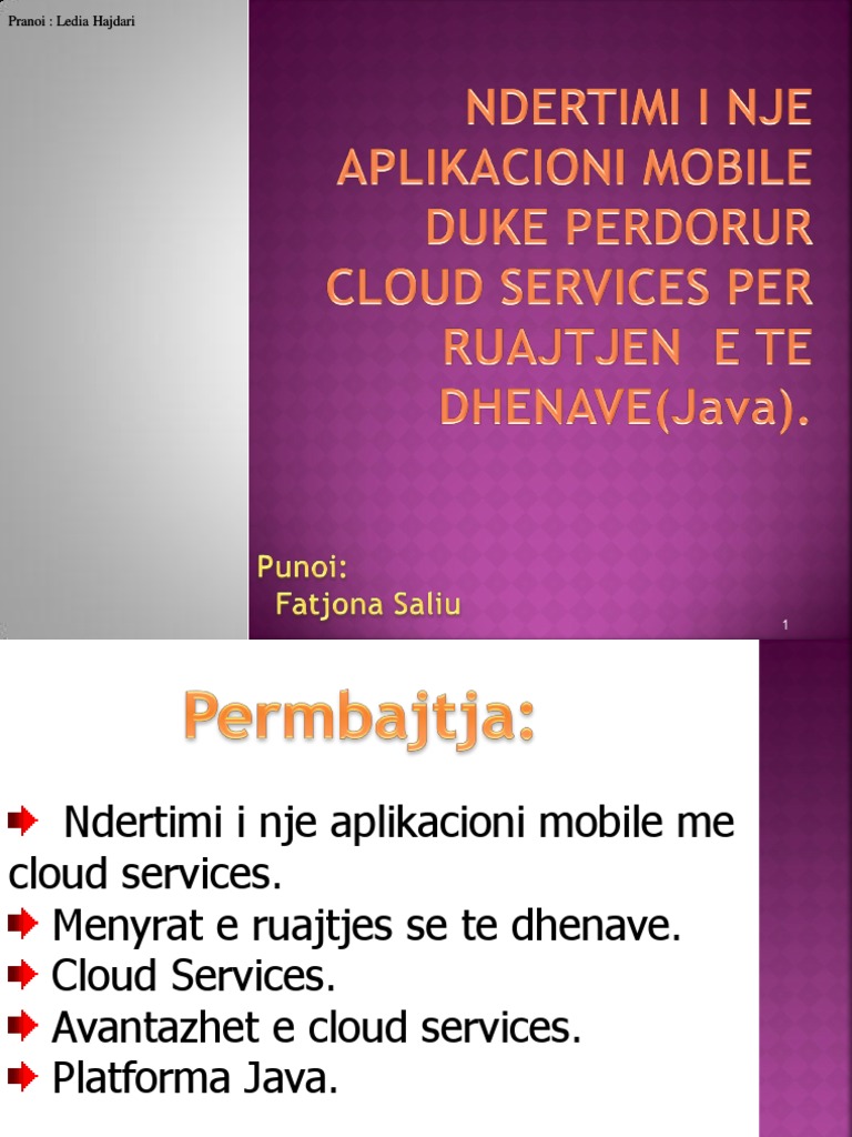 Ndertimi I Nje Aplikacioni Mobile | PDF