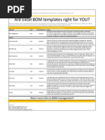 Excel Multi Level BOM Template and Example | PDF | Resistor | Microsoft ...