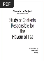 Chemistry Investigatory Project: Acidity in Tea Leaves | PDF