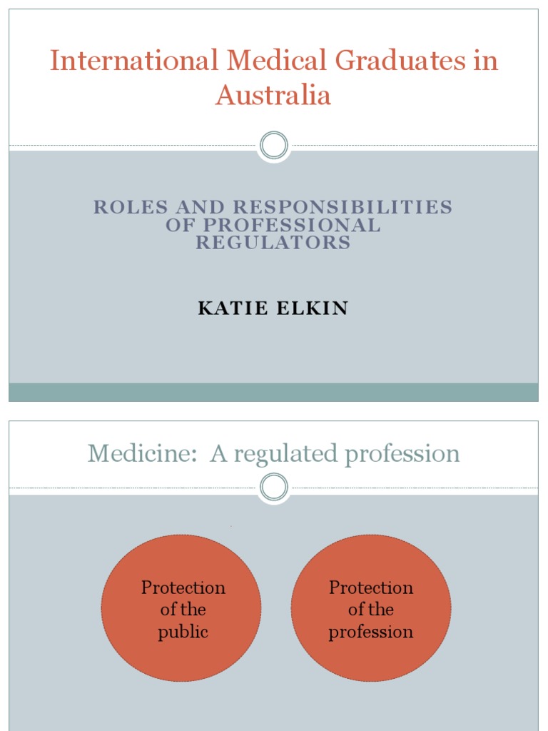 International Medical Graduates in Australia | PDF | Physician | Profession