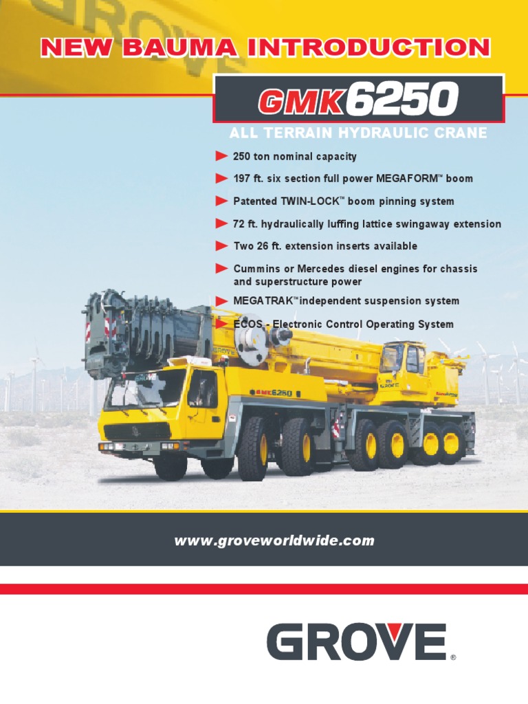Grove GMK 6250 | PDF