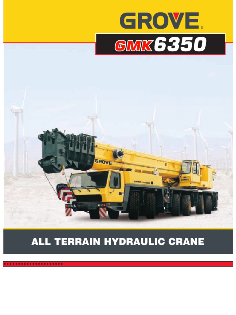 Grove GMK6350 | PDF | Crane (Machine) | Suspension (Vehicle)