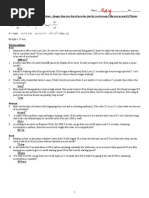 Grade 8 Physics Worksheet | PDF | Velocity | Speed