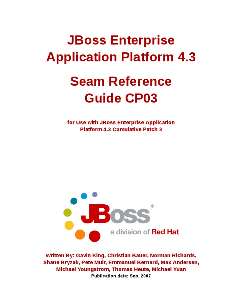 Seam Reference Guide | PDF | Enterprise Java Beans | Software Development