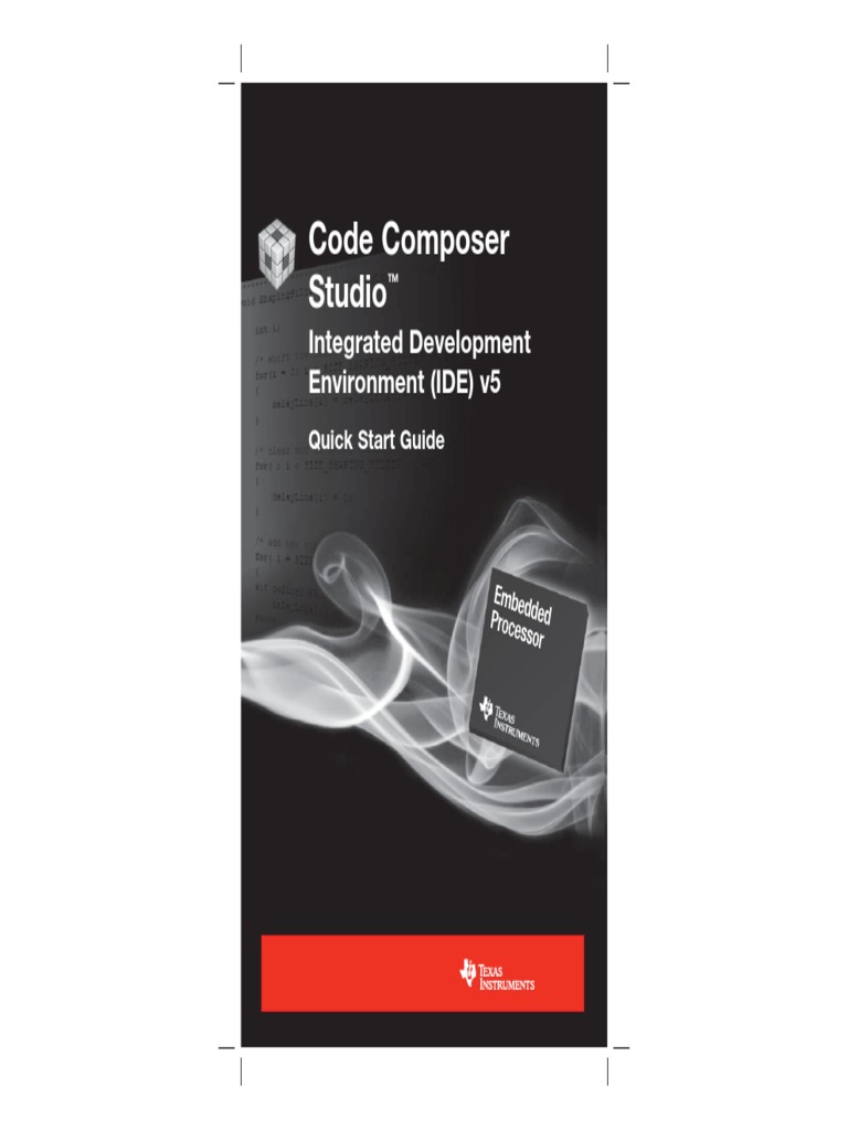 Code Composer Studio: Integrated Development Environment (IDE) v5 | PDF ...