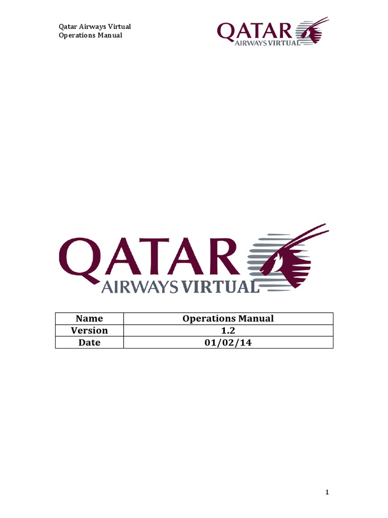 Operations Manual 1 2 | Aeronautics | Aviation