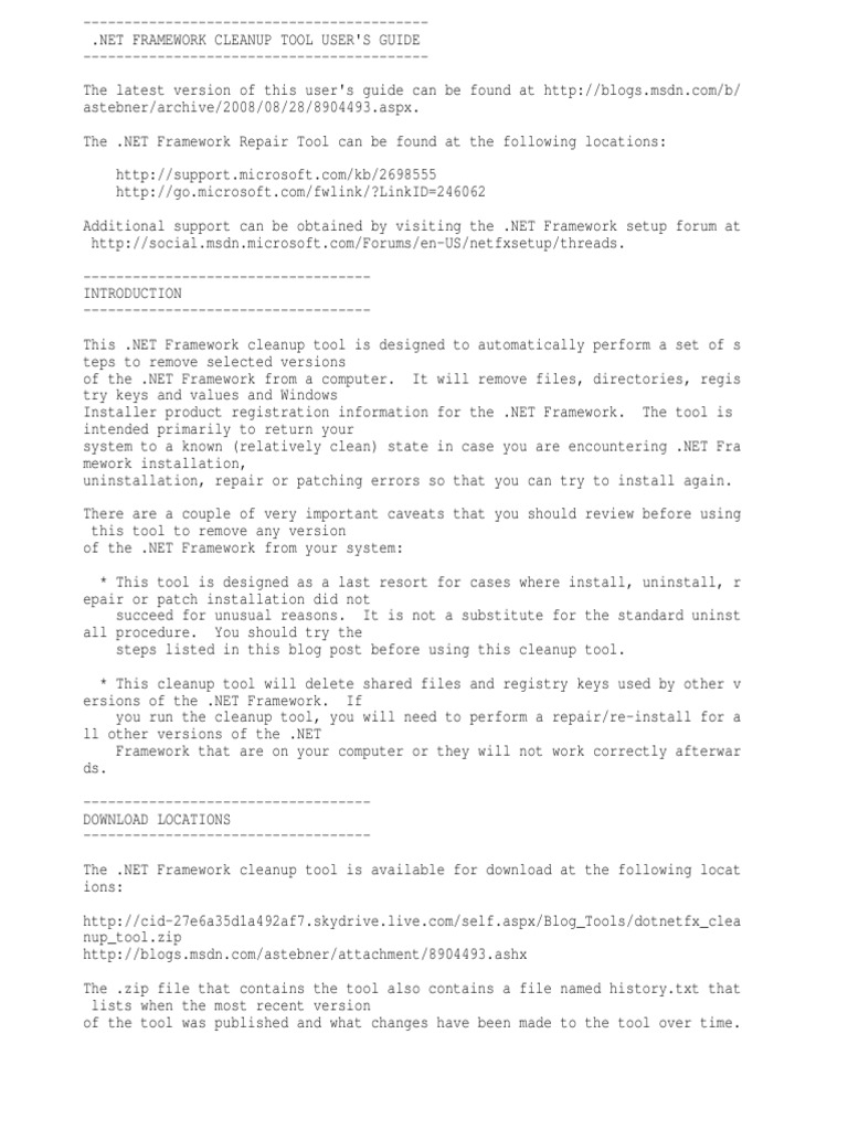 Readme | Microsoft Windows | Command Line Interface