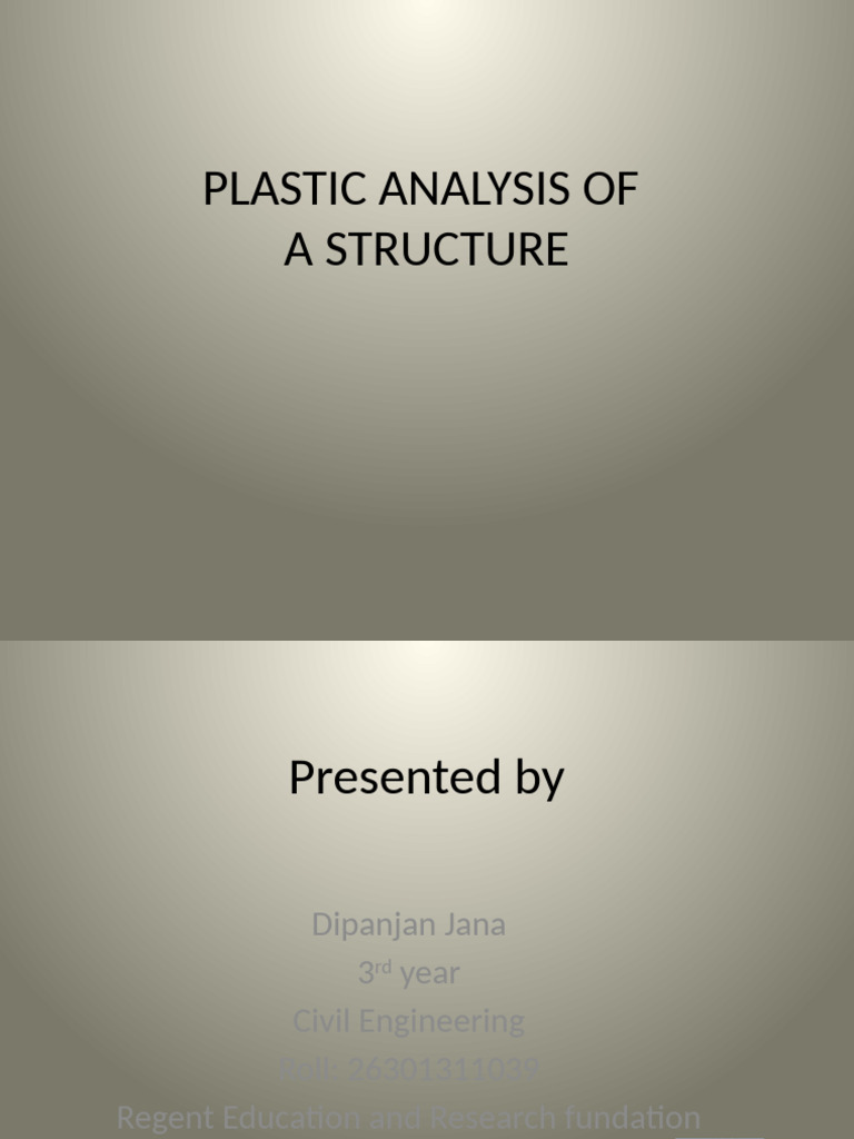 Plastic Analysis of Structural Steel | PDF | Strength Of Materials ...