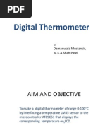 DAC ADC Interfacing With 8051 | PDF | Analog To Digital Converter | Sensor