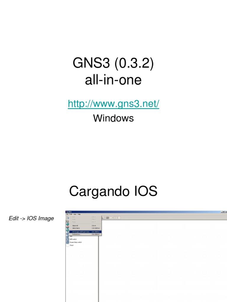 Gns3 Paso A Paso | PDF
