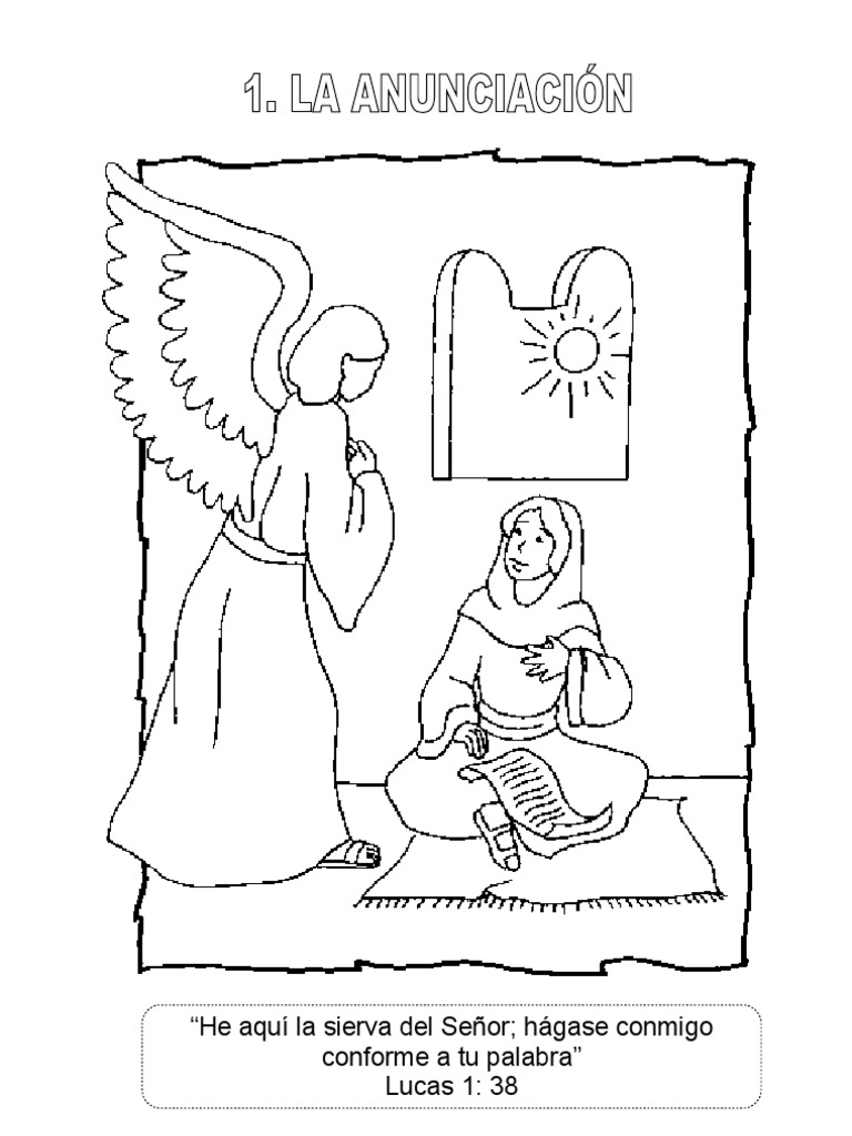 01 - La Anunciación - Actividad | PDF