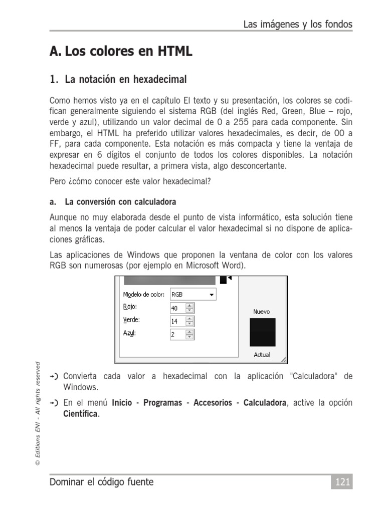 Colores Hexadecimales HTML | PDF | Modelo de color Rgb | Color