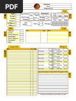 Firefly Crew Sheet | PDF