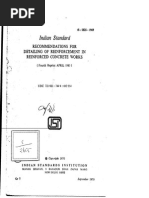 Is 2502-1963 - Code of Practice For Bending and Fixing of Bars For ...