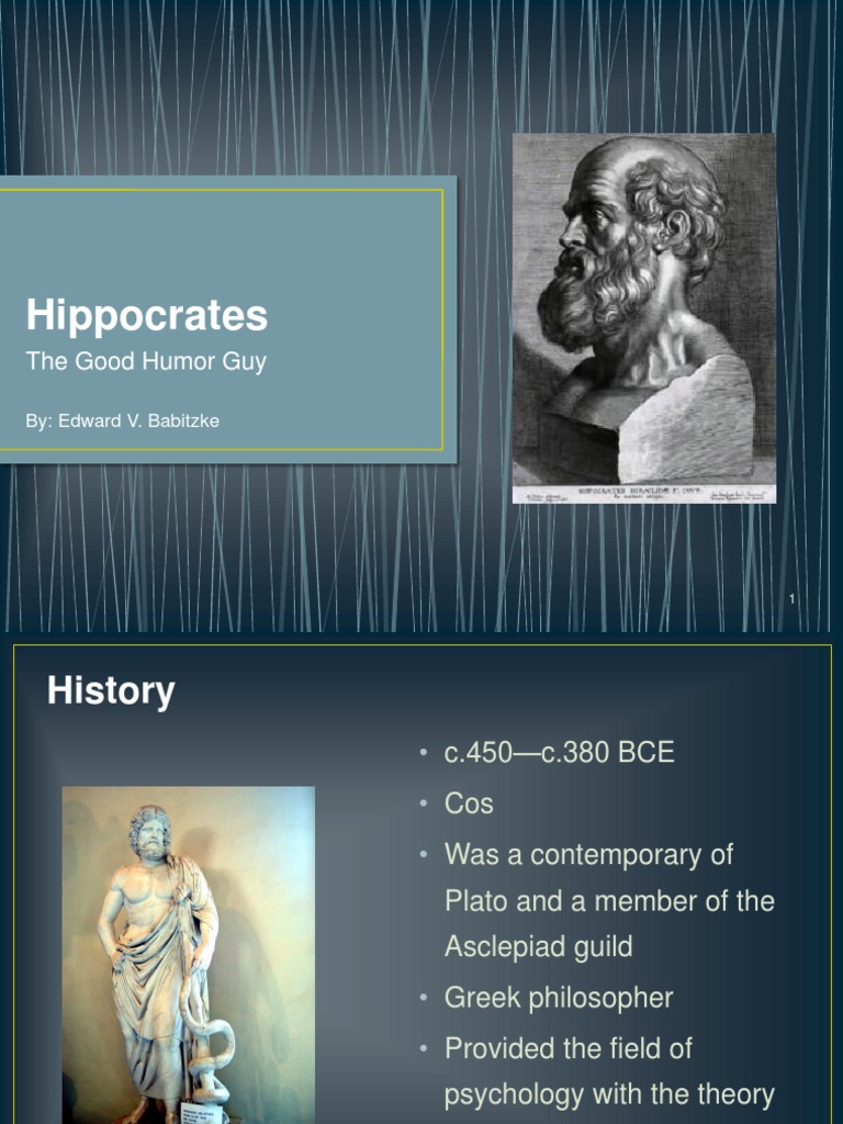 Hippocrates | PDF | Psychological Theories | Stereotypes
