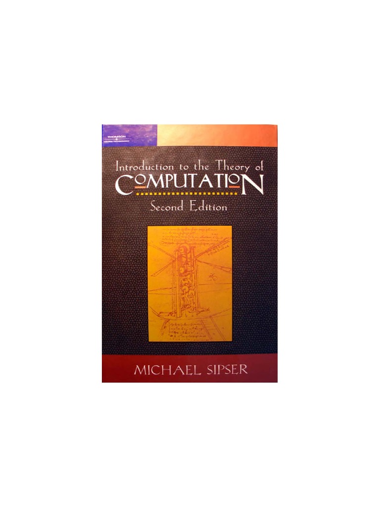 Introduction To The Theory of Computation | PDF