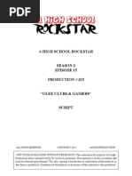 HIGH SCHOOL MUSICAL Script | PDF