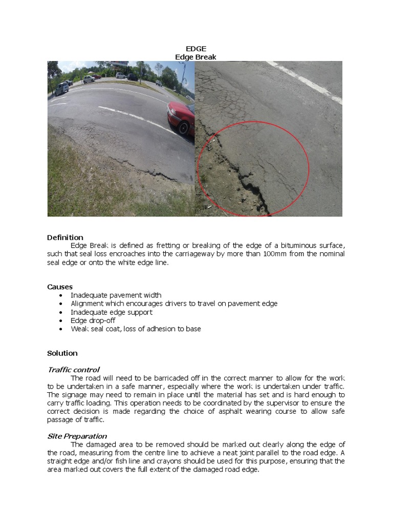 Edge | PDF | Road Surface | Asphalt