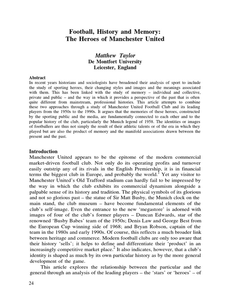 The Untold Story of Manchester United | PDF | Manchester United F.C ...