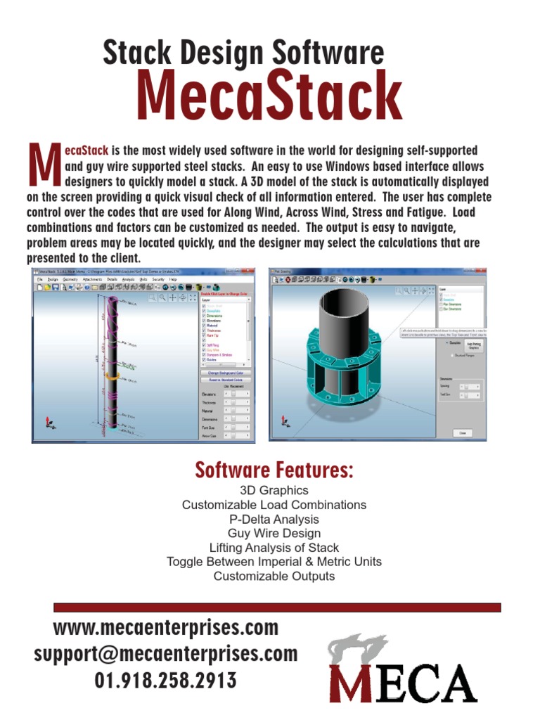 MecaStack Brochure | PDF | Technical Support | Software