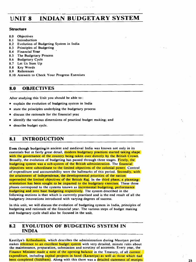 2.indian Budgetry System | PDF | Government Of India | British Raj
