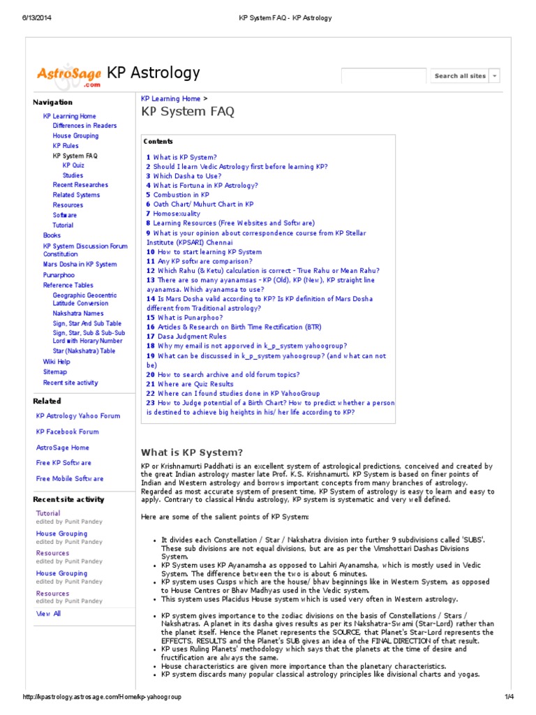 KP Astrology: A Beginner's Guide | PDF | Hindu Astrology | Internet Forum