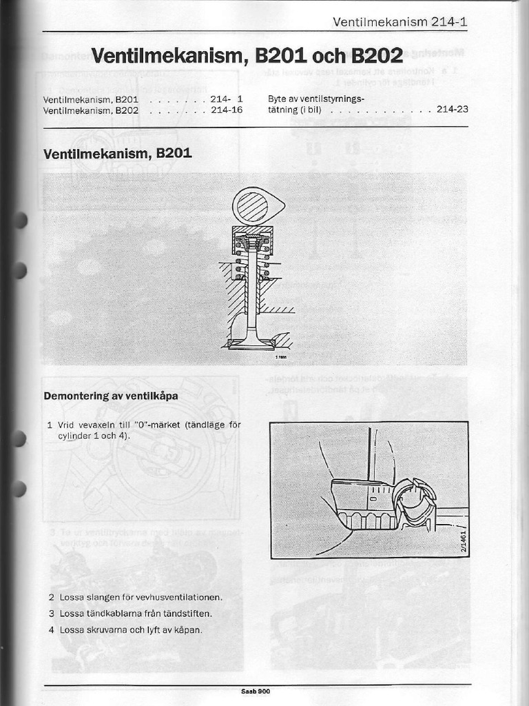 Saab 214 - Ventilmekanism | PDF