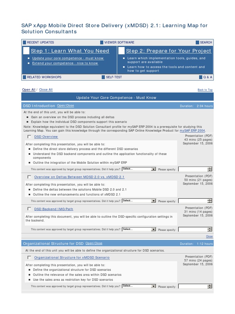 Sap DSD Whitepaper | PDF | Competence (Human Resources) | Mobile Device