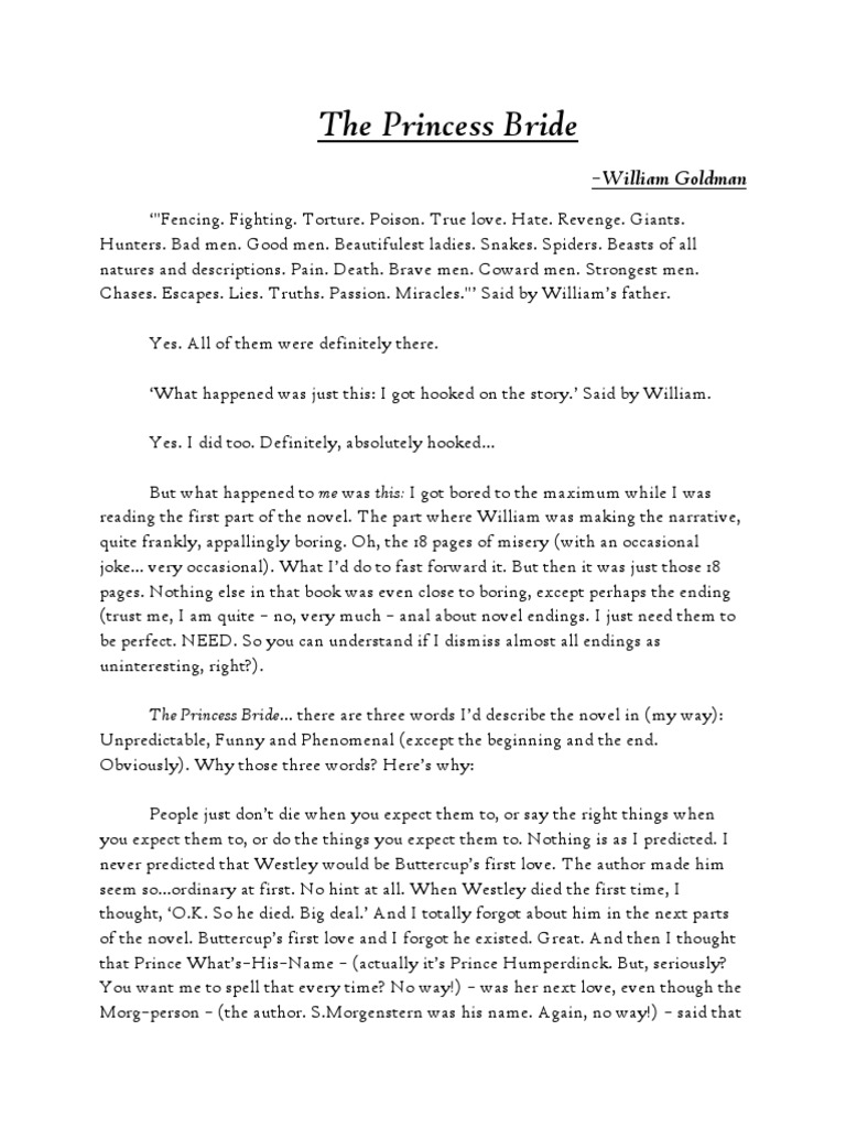 The Princess Bride | PDF