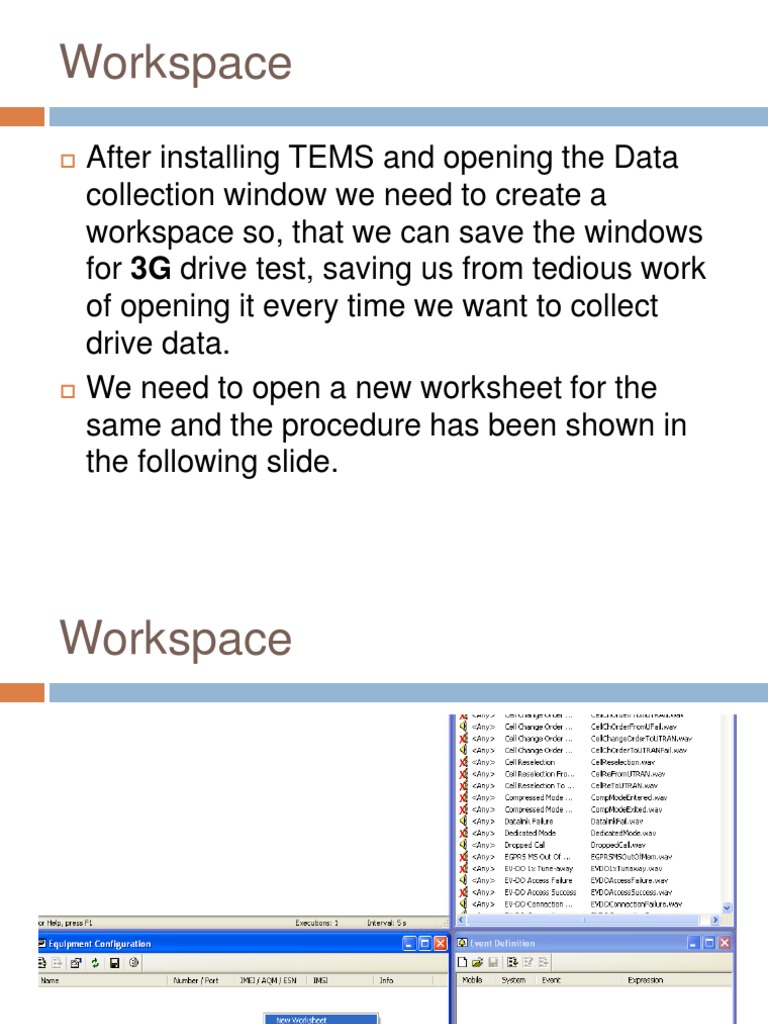 3G Drive Test | PDF | 3 G | Broadcast Engineering