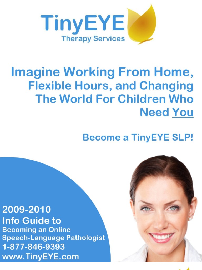 TinyEYE Guide To Becoming An Online Speech-Language Pathologist | PDF | Speech Language ...