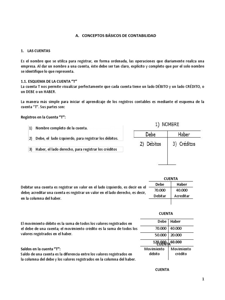 Conceptos Básicos de Contabilidad | PDF | Contabilidad | Bancos