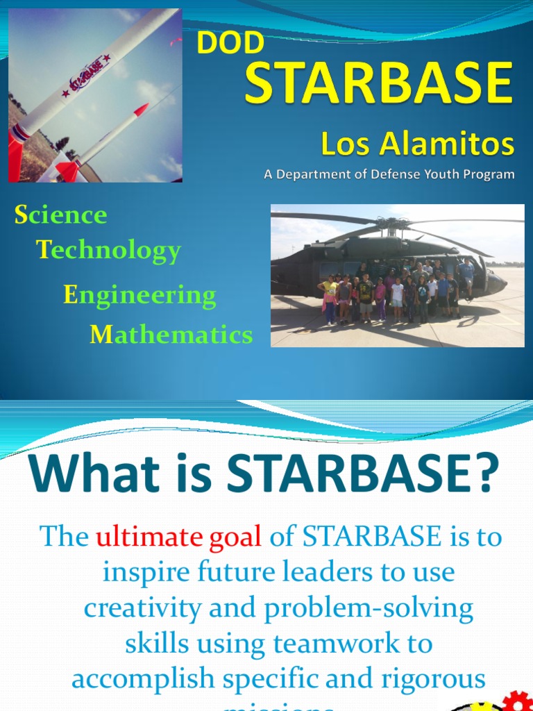 STARBASE 2.0: STEM Youth Mentoring Program | PDF | Science, Technology ...