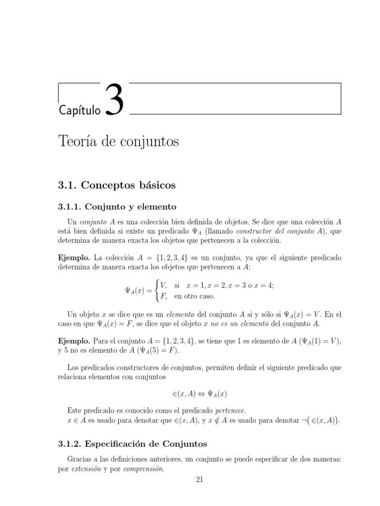 Libro Programacion Cap3 | PDF | Conjunto (Matemáticas) | infinito